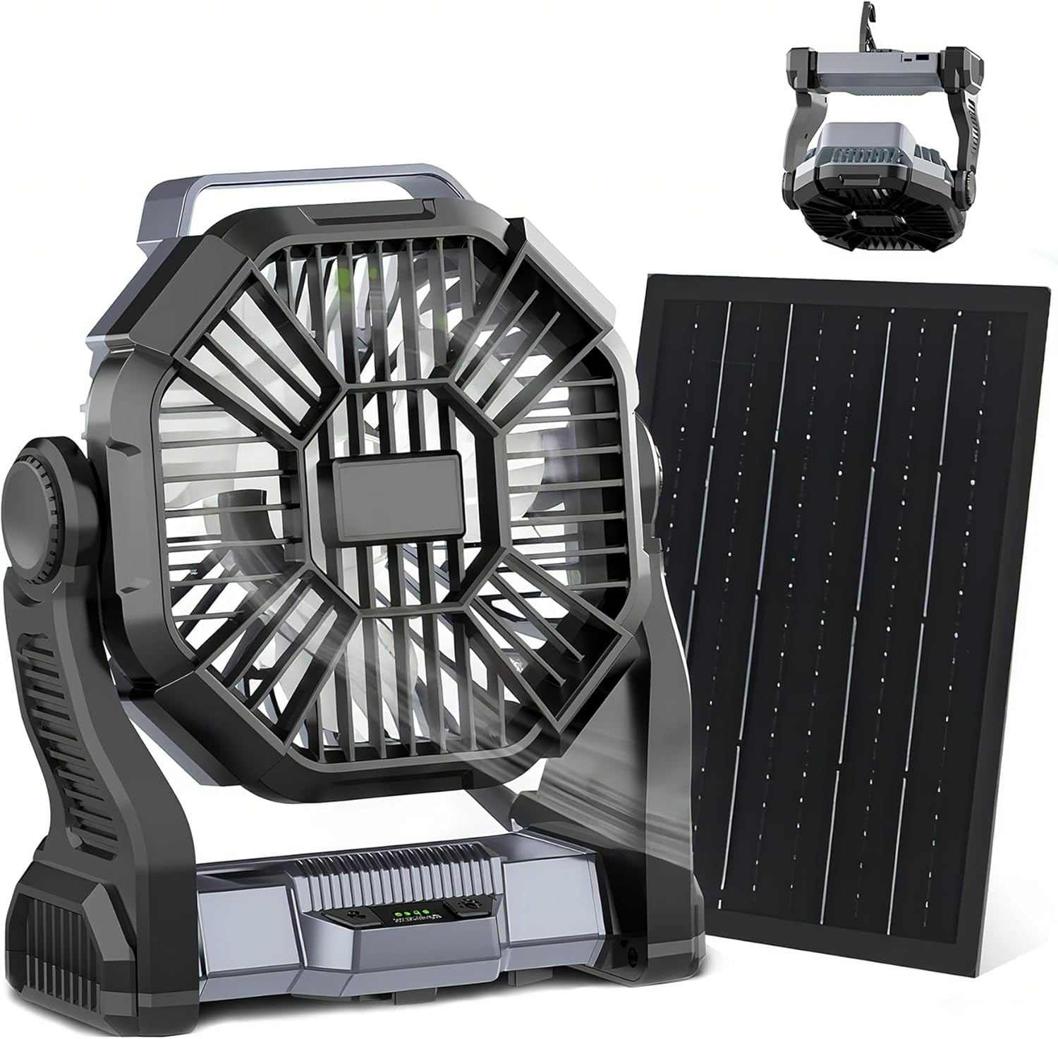 25400mAh,Camping Fan, Portable Fans Rechargeable 9-Inch Battery Powered ...