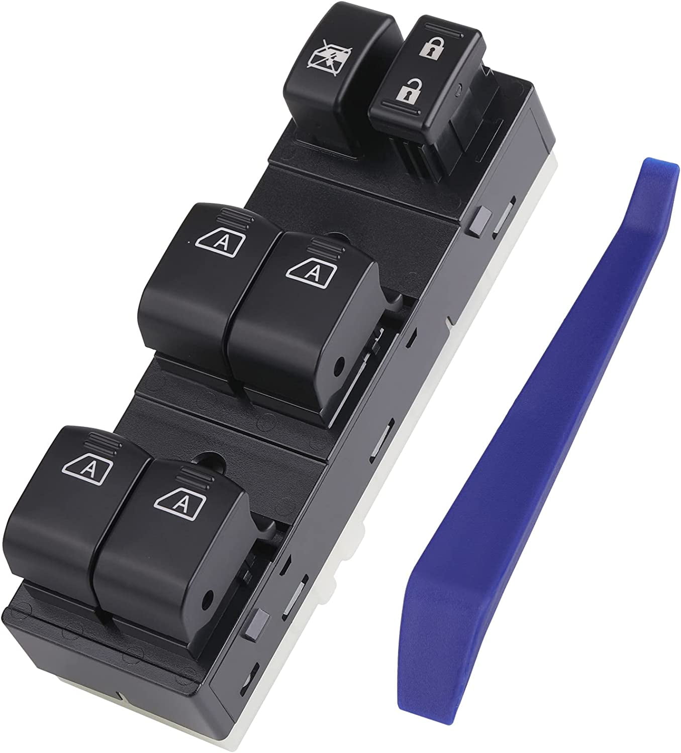 25401-9N00D Front Power Window Switch Master Button Control Compatible ...