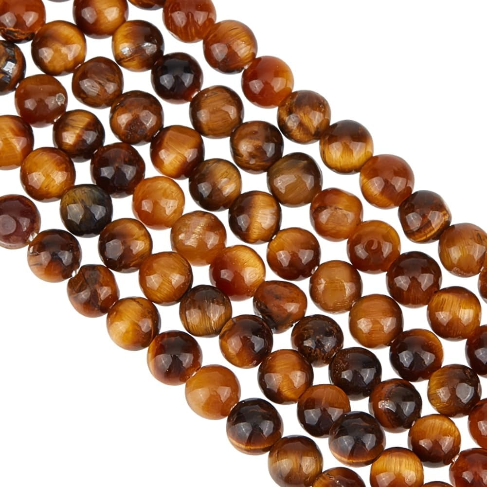 254pcs 3mm Natural Yellow Tiger Eye Beads Round Tiger Eye Stone Beads ...