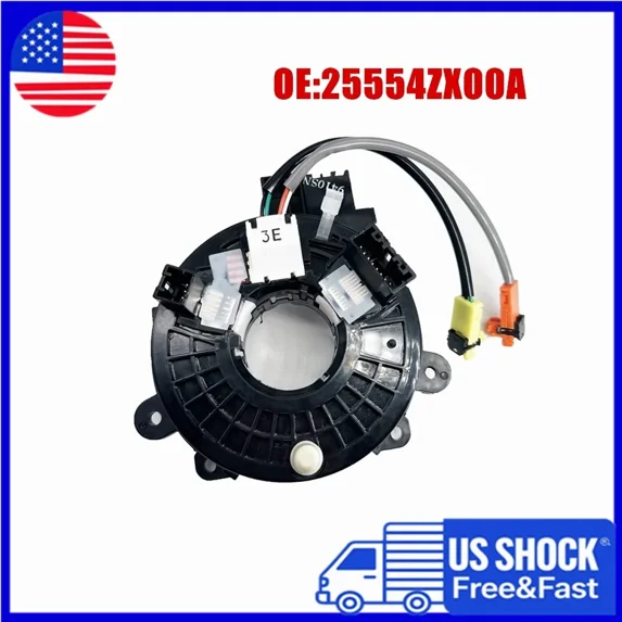 25554-ZX00A Clock Spring For Nissan ALTIMA 2007-2013 Altima 07-13 4 Cyl ...