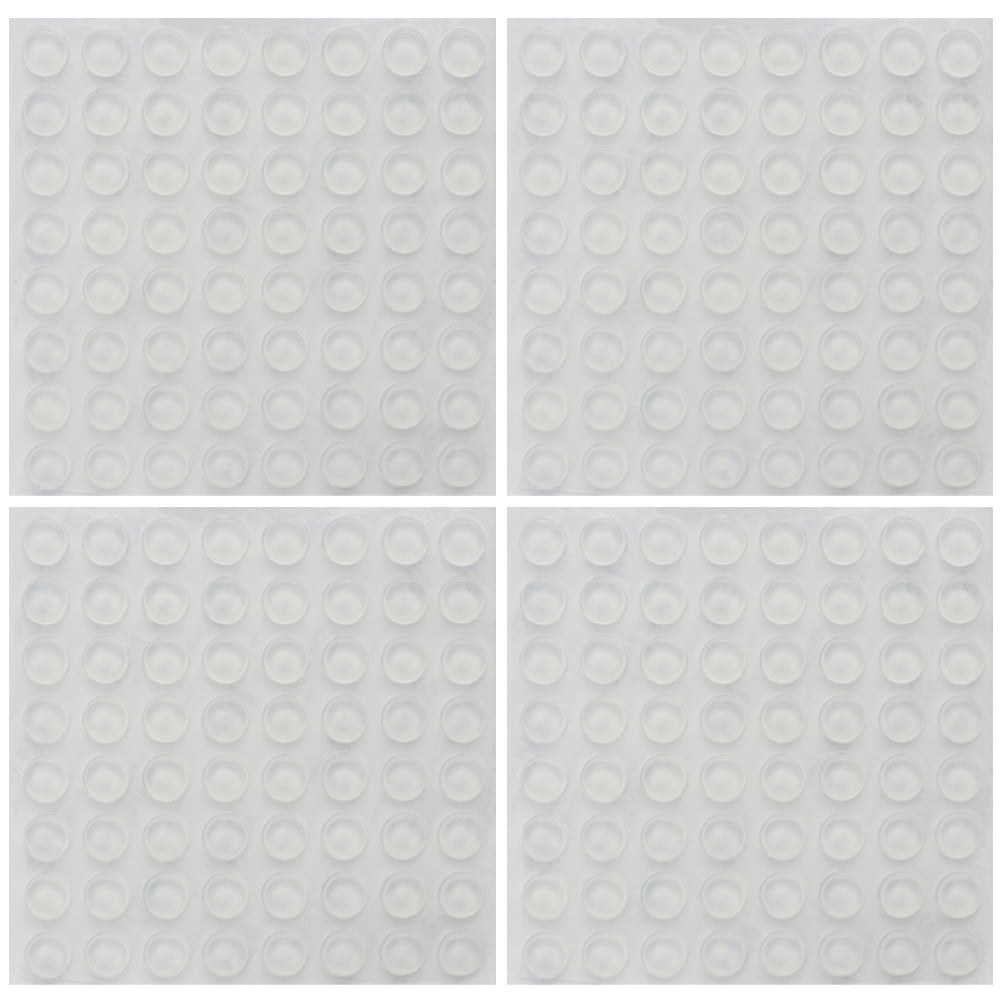 256 Pcs Picture Frame Bumpers Wall Protectors from Door Knobs Silicone ...