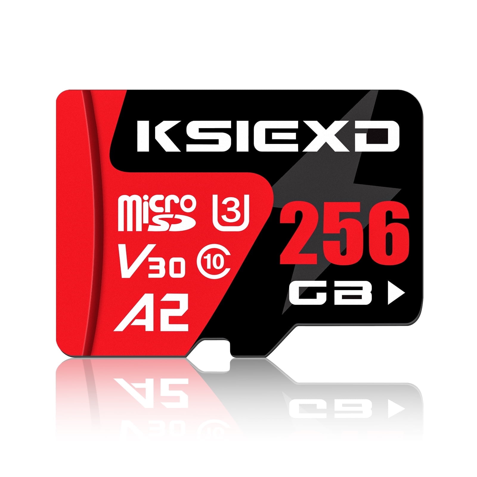 KSIEXD 256GB Micro SD Card Memory TF Card, UHS-I, C10, U3, V30, 4K ...
