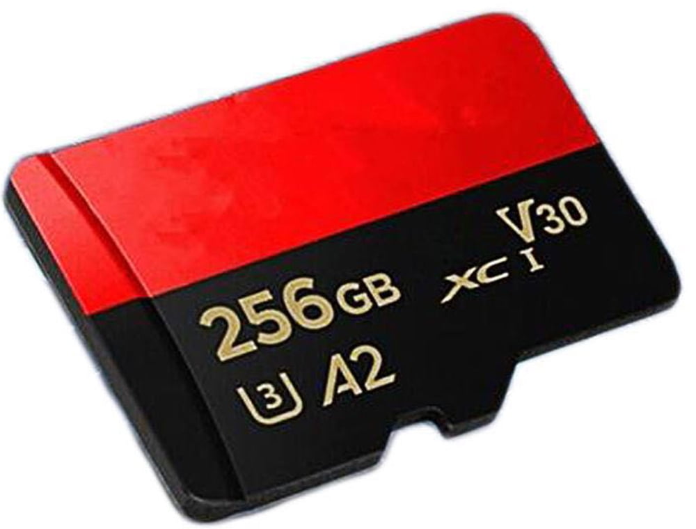 256GB High-Speed Class 10 Micro SD Card TF Card with Adapter for Phones ...