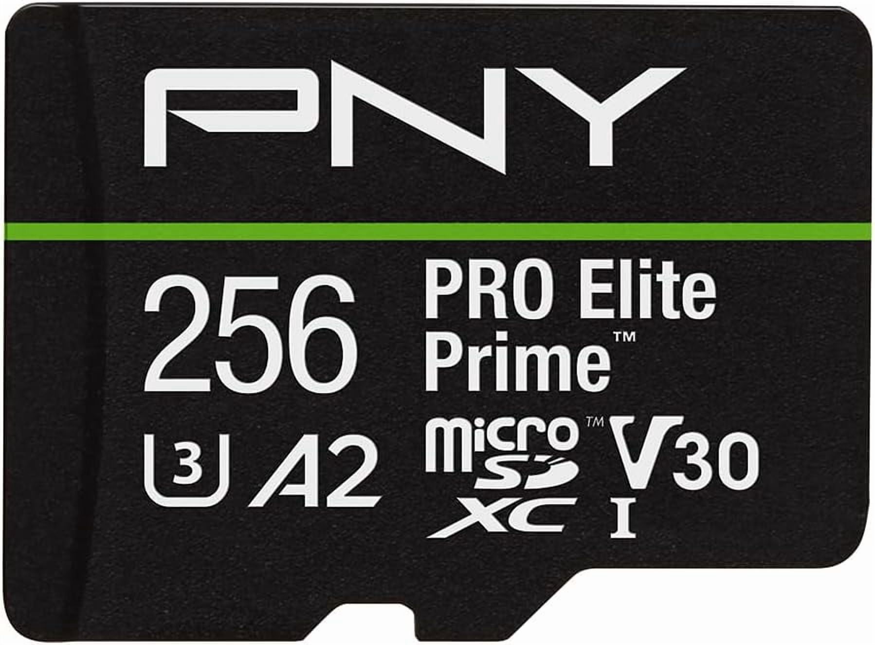 256GB PRO Elite Prime C10 U3 V30 A2 microSDXC Flash Memory Card – Ultra ...