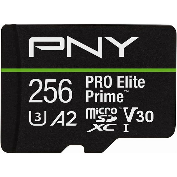 256GB PRO Elite Prime C10 U3 V30 A2 microSDXC Flash Memory Card – Ultra ...