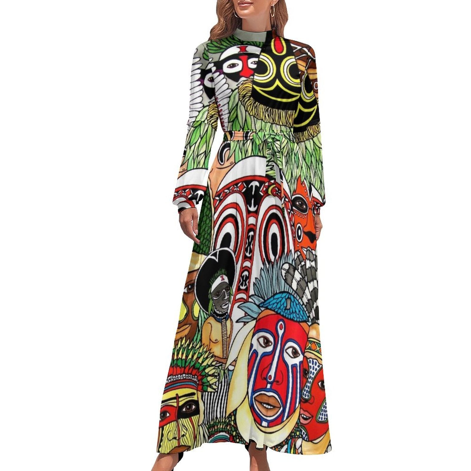 #258 - Unique PNG Culture I - Nathalie Le Riche Long Dress summer dress ...
