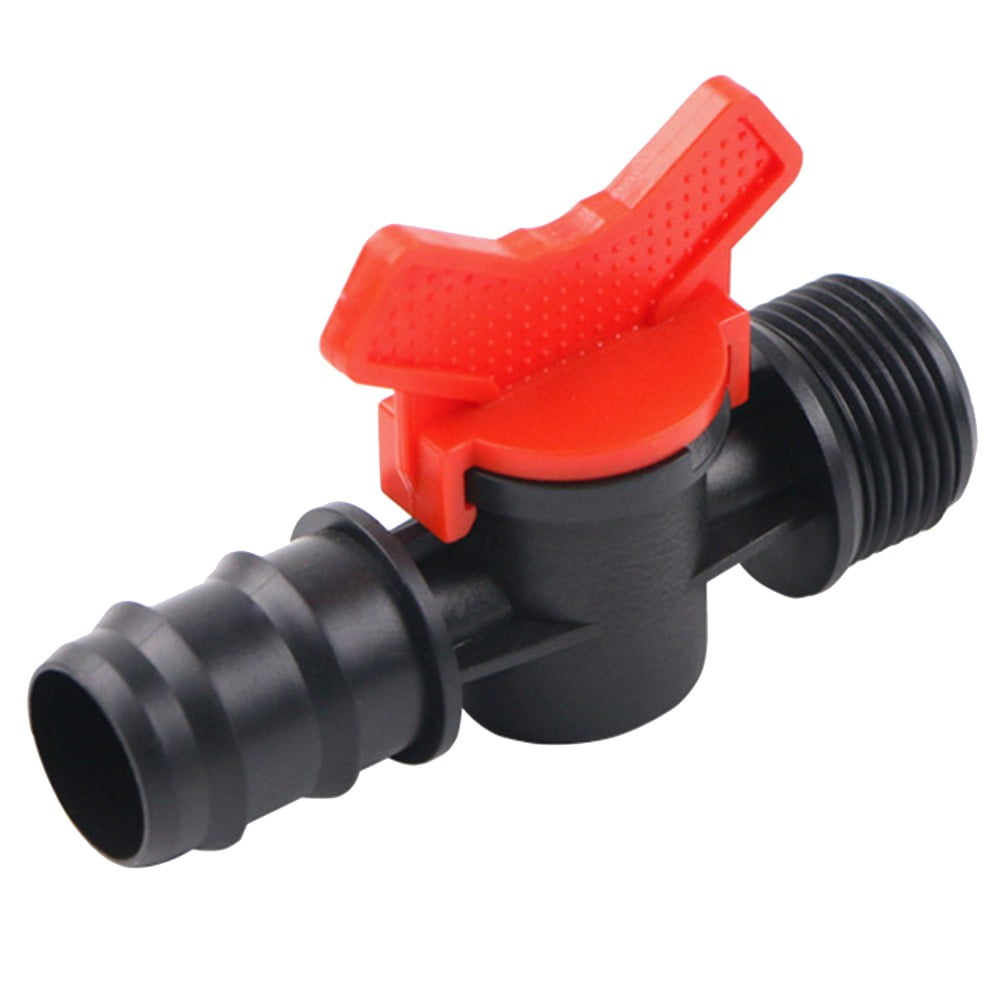 25AK Ball valve Plug-in connector Drip hose Male thread Nozzle Garden ...