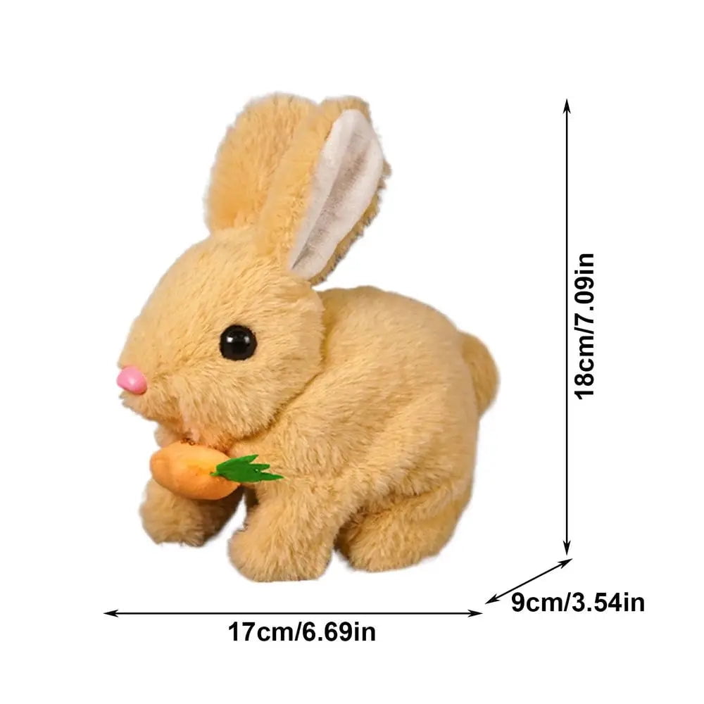 Cute Plush Stuffed Bunny for Girls - Realistic Interactive Toy Rabbit ...