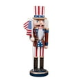 25CM Nutcracker Figures Christmas Decorative Wooden Festive Collectible ...