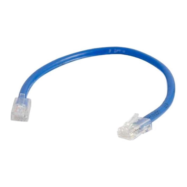 25FT CAT6 BLUE ASSEMBLED PATCH CABLE - Walmart Business Supplies