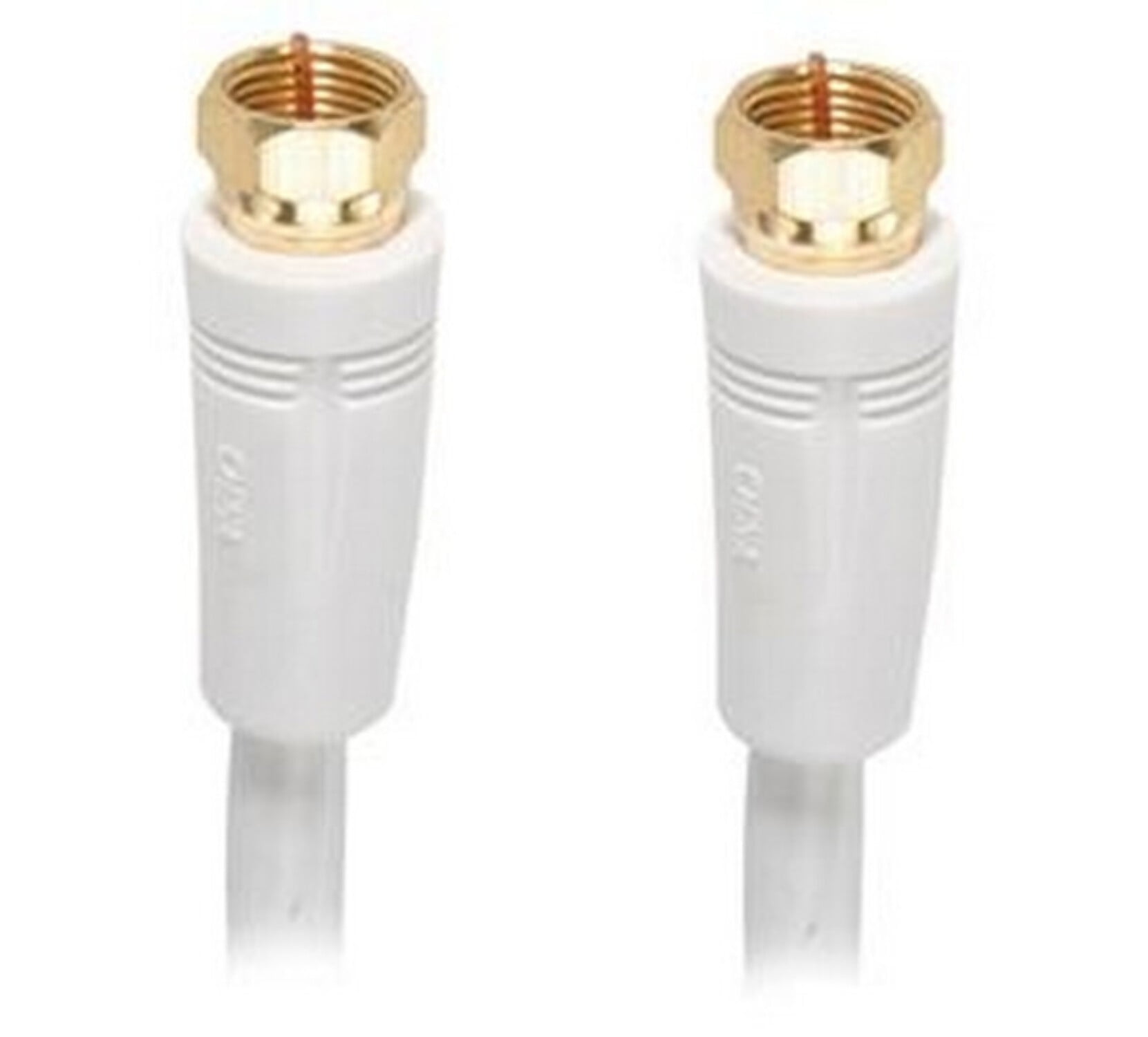 25FT F-F RG6 PATCH CABLE WHT PREMIUM RETAIL BLISTER PACK - Walmart ...