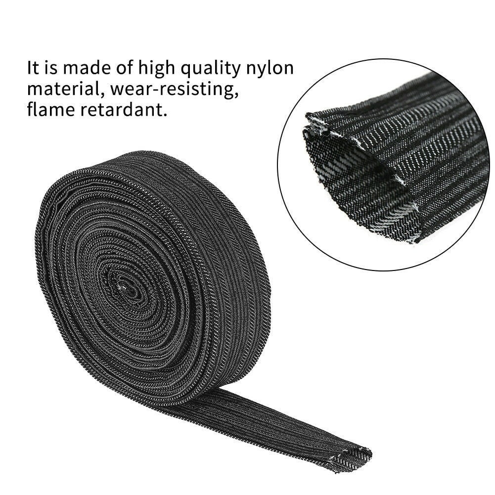 25FT Nylon Protective Sleeve Sheath Cable Cover Welding Tig Torch ...