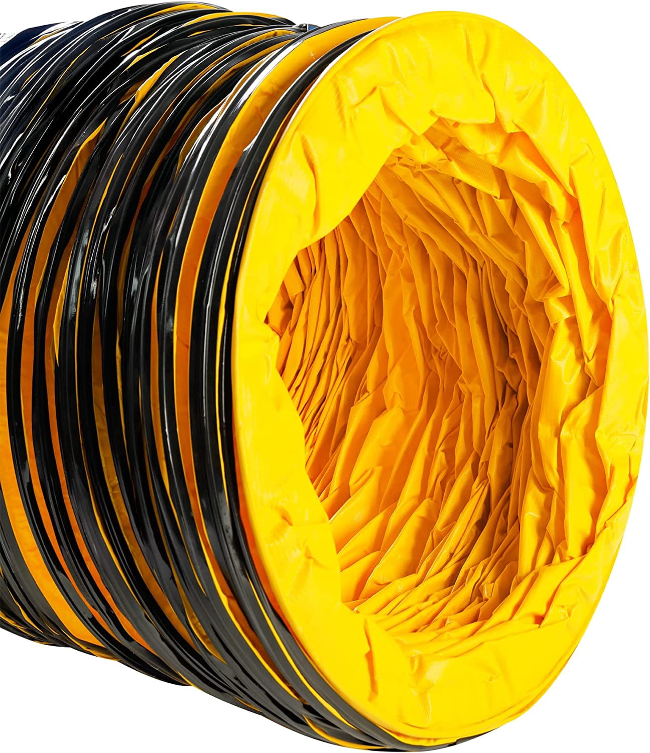 25FT PVC Flexible Duct Hosing for Exhaust Fan (16inch w/o Bag ...