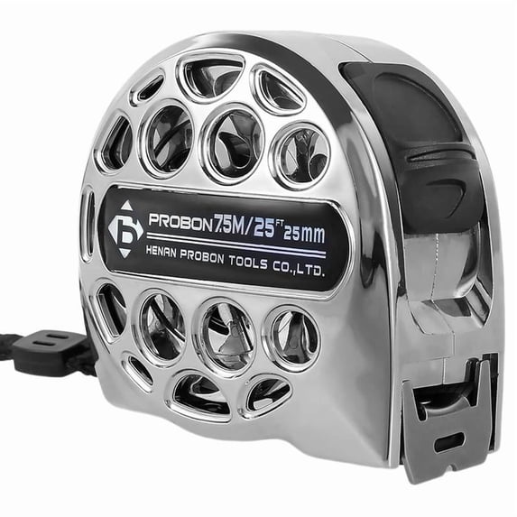 25FT Stainless Steel Measuring Tape, Double-Sided Scale Tape Measure ...