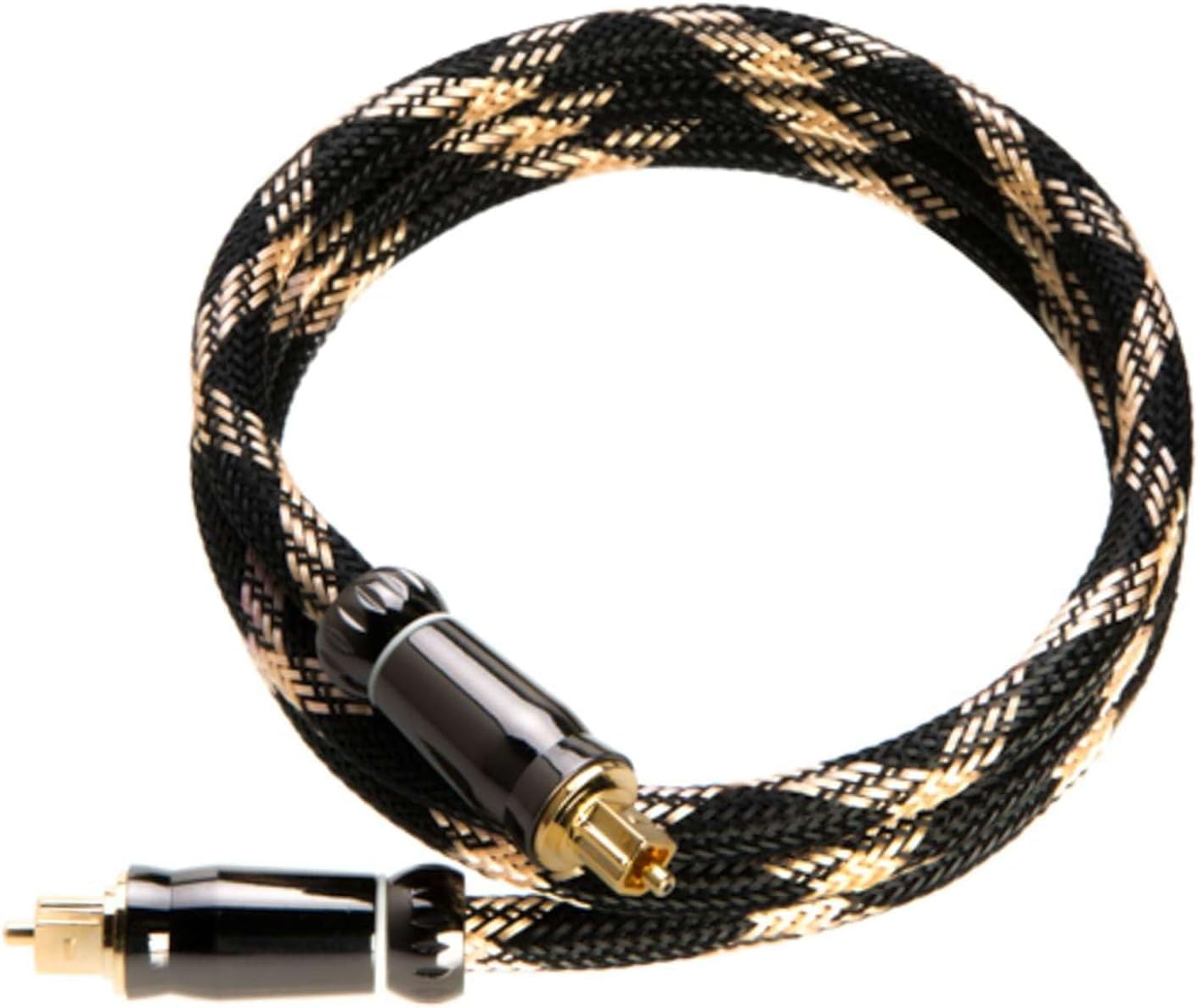 25FT Toslink Digital Optical Fiber Audio Cable (Male to Male), S/PDIF ...