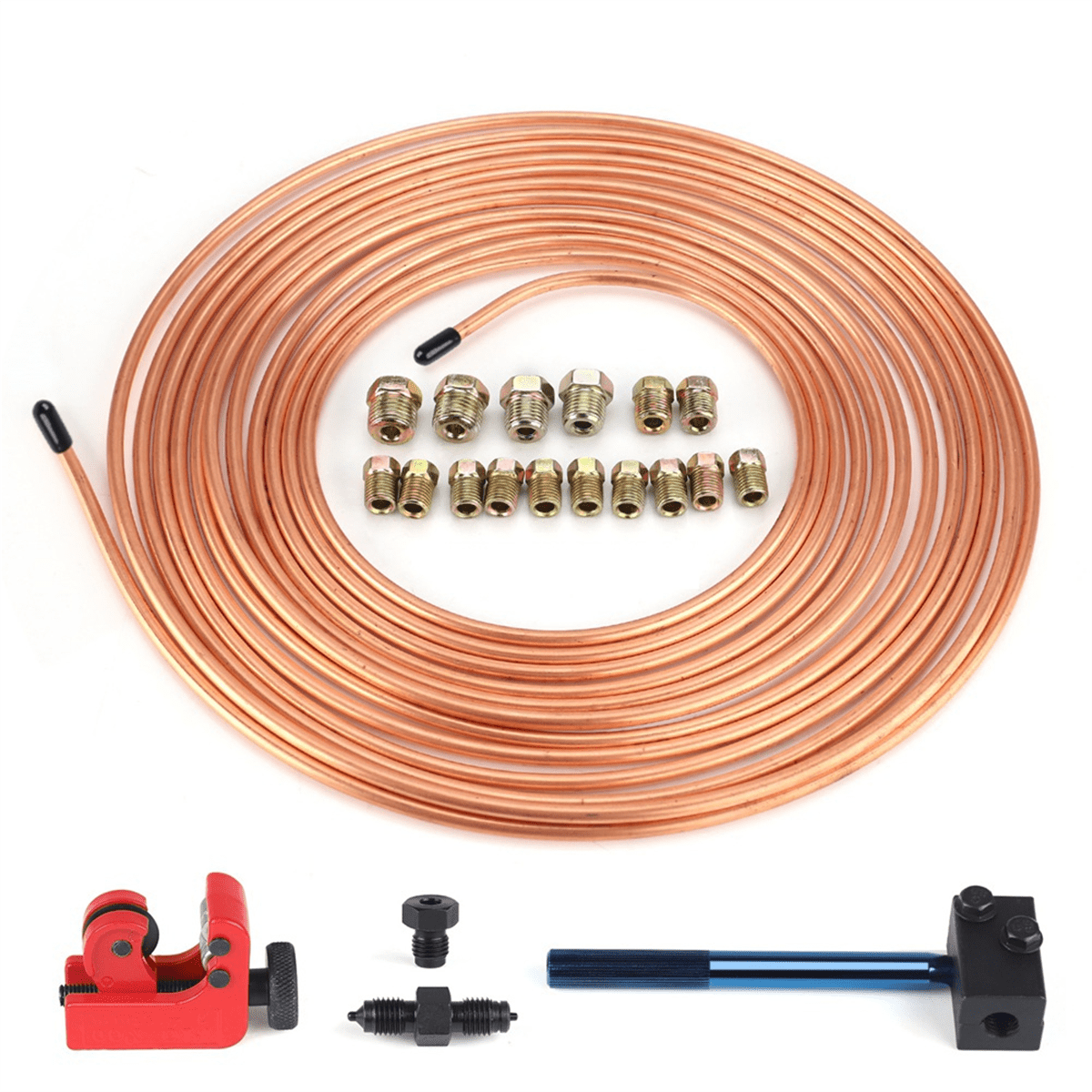 25Ft 7.62m 3/16Inch OD Roll Tube Coil Brake Line Pipe Tube House Repair ...