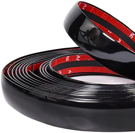 25Ft Automotive Trim Molding Black 1-3/16in(30mm) Wide Side Body ...