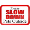 Dusty Please Slow Down Sign - Walmart.com