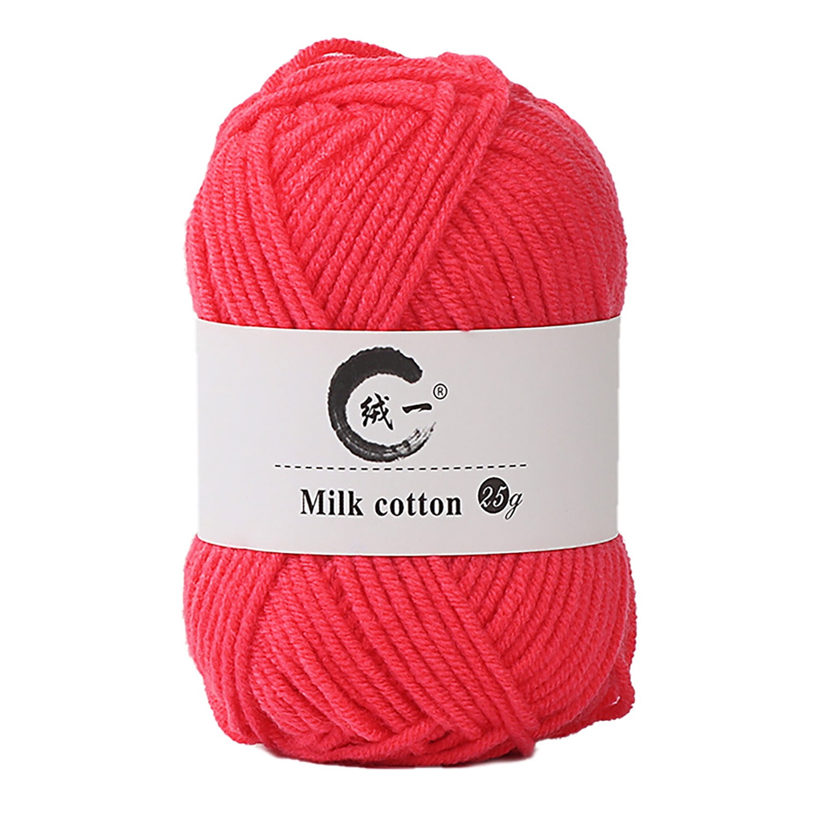 25G Milk Cotton Yarn for Knitting and Crochet - Soft Acrylic Baby Wool for Diy Crafts, Hats ...