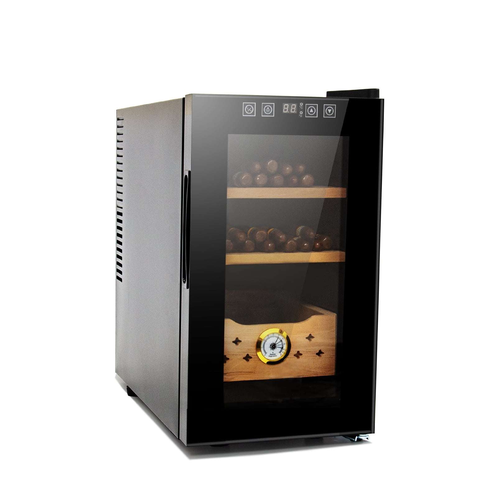 25L Electric Humidor, 150 Counts Capacity Cigar Humidor Humidifiers ...