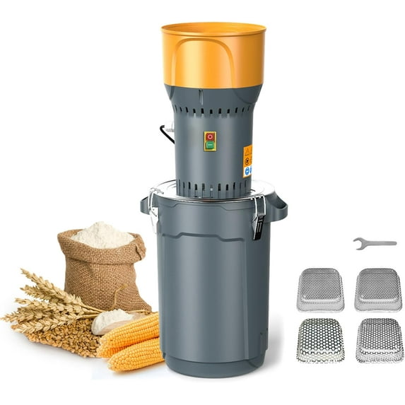 25L Grain Mill Grinder Electric Corn Grinder, Agricultural Feed Grain ...