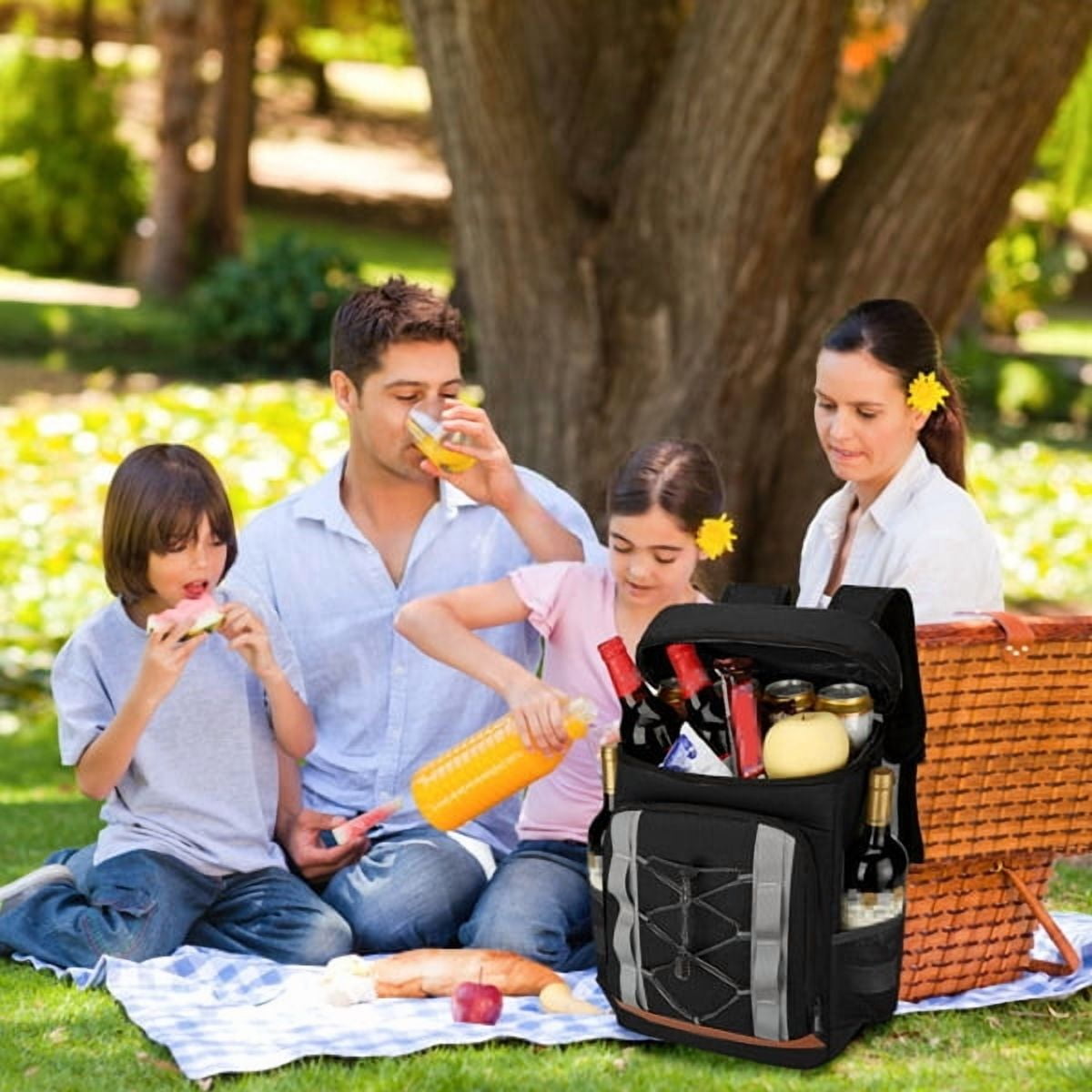 25L Insulated Cooler Backpack with Leak-Proof 4-Layer Design, 36-Can ...