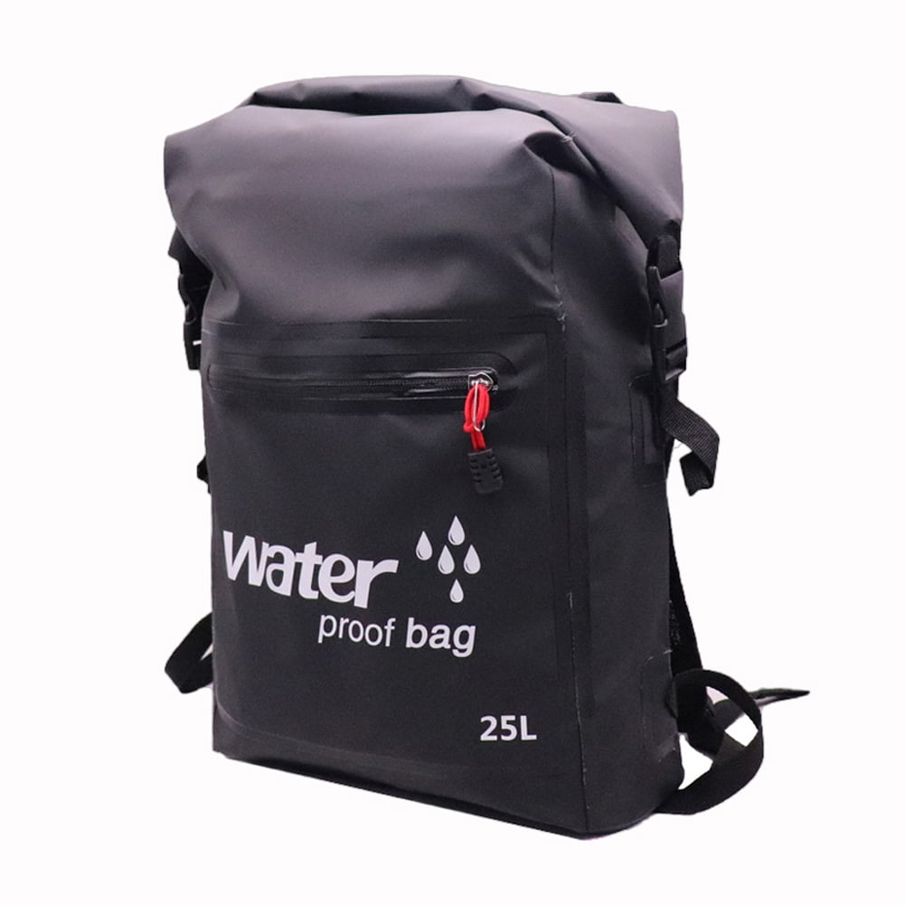 25L PVC Swimming Waterproof Dry Bag Double Straps Rafting Sports ...