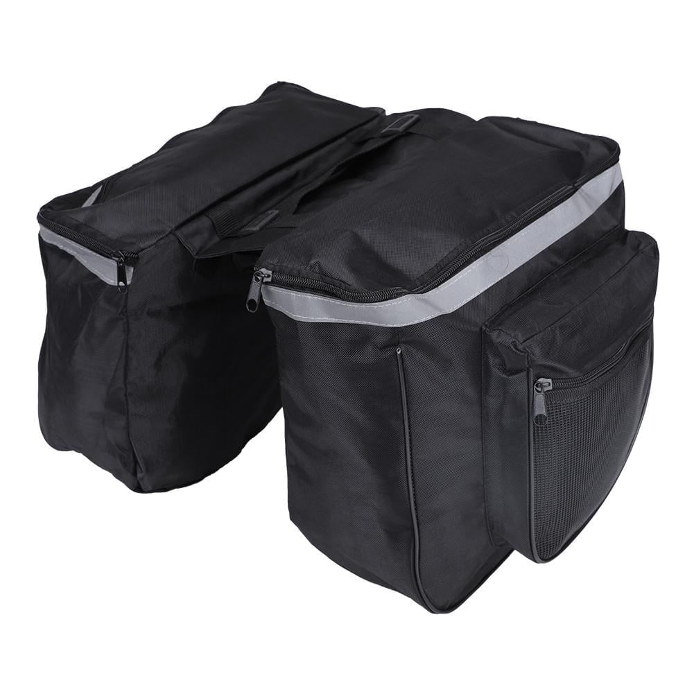 25L Waterproof Mountain Road Bike Rear Seat Carrier Trunk Double ...