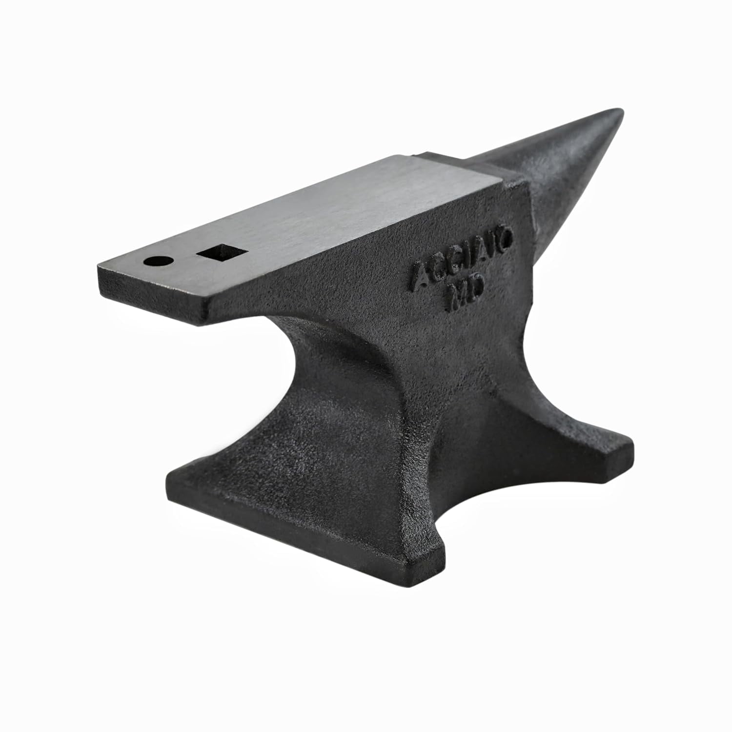 25Lbs Cast Steel Anvil,Single Horn Anvil,High Hardness Round Horn Anvil ...