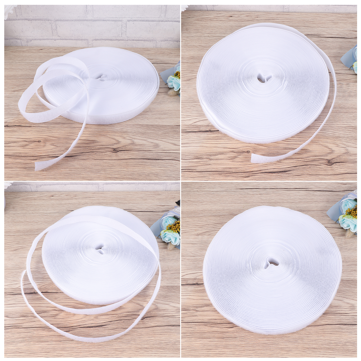 25M Loop Strip One Sides Included Not Adhesive Loop Roll Fastening Tape ...