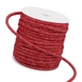 25M Sparkle Polyester Round Cord Red 5mm for DIY - Walmart.com