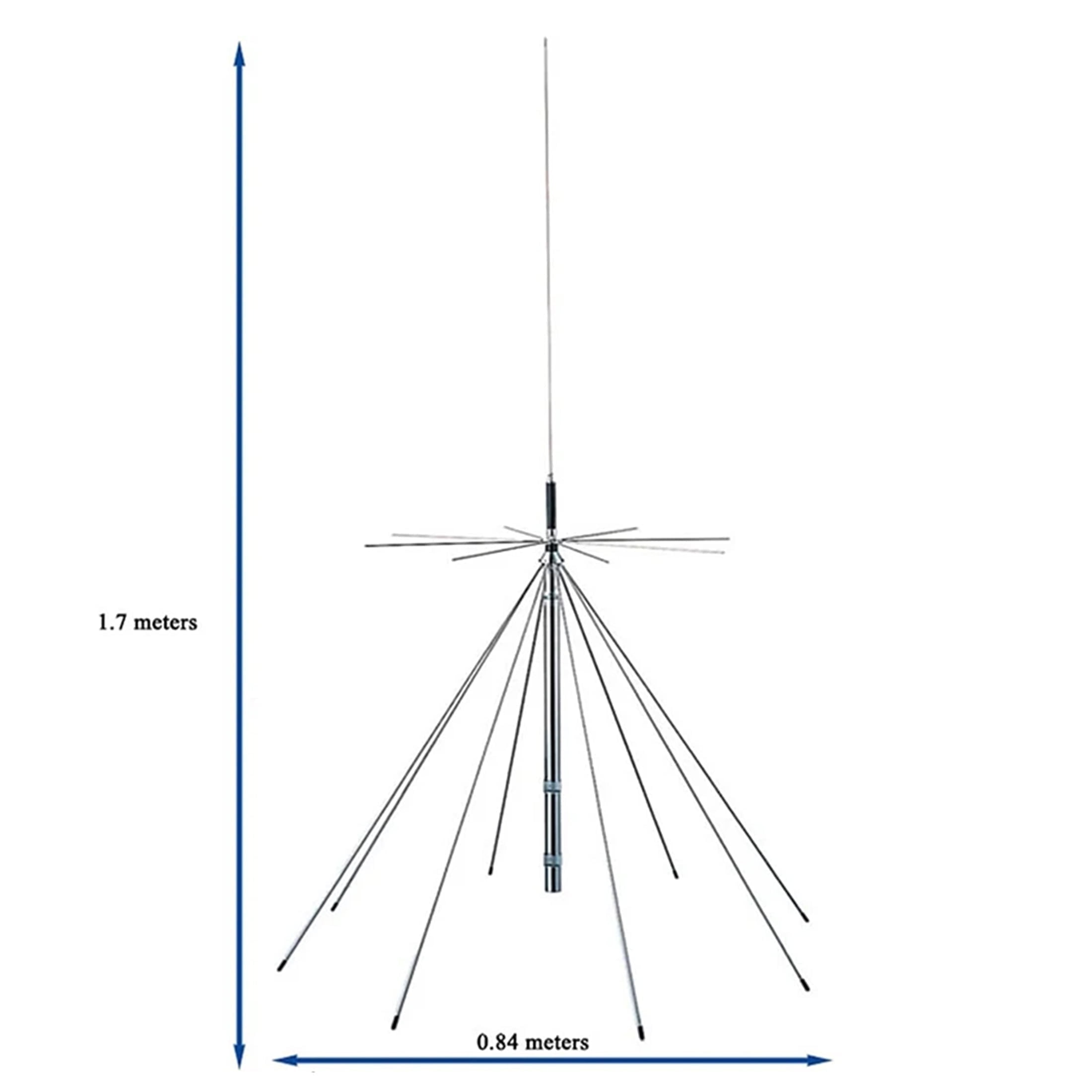 Ultra-Wideband Discone Antenna,25MHz-1300MHz, Multi-Frequency ...
