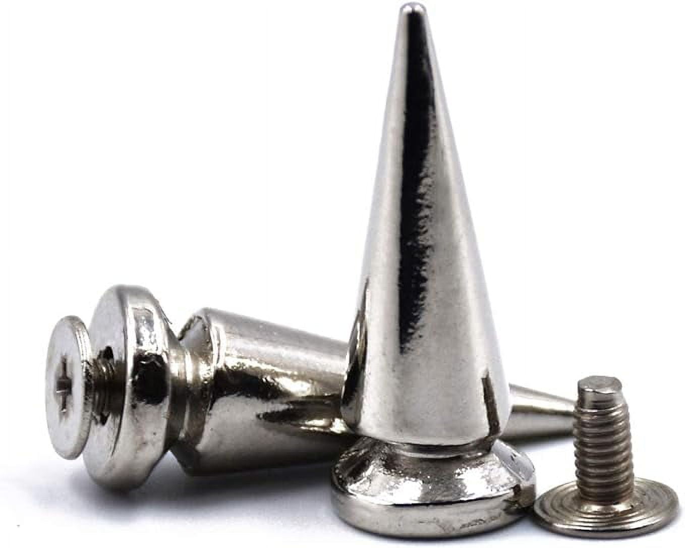 25MM 10/20/30/50 Sets Large Metal Big Tree Spikes Studs Screw-Back ...