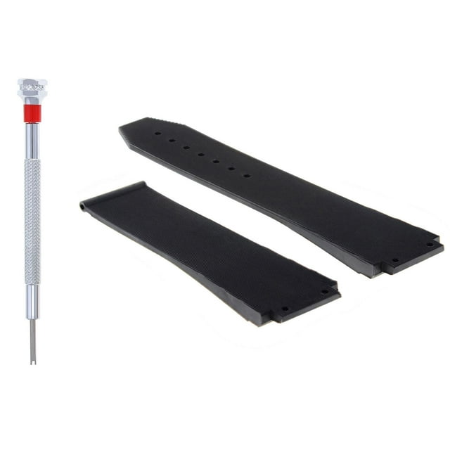 25MM/19MM RUBBER STRAP BAND FOR HUBLOT H BIG BANG FUSION + SCREWDRIVER ...