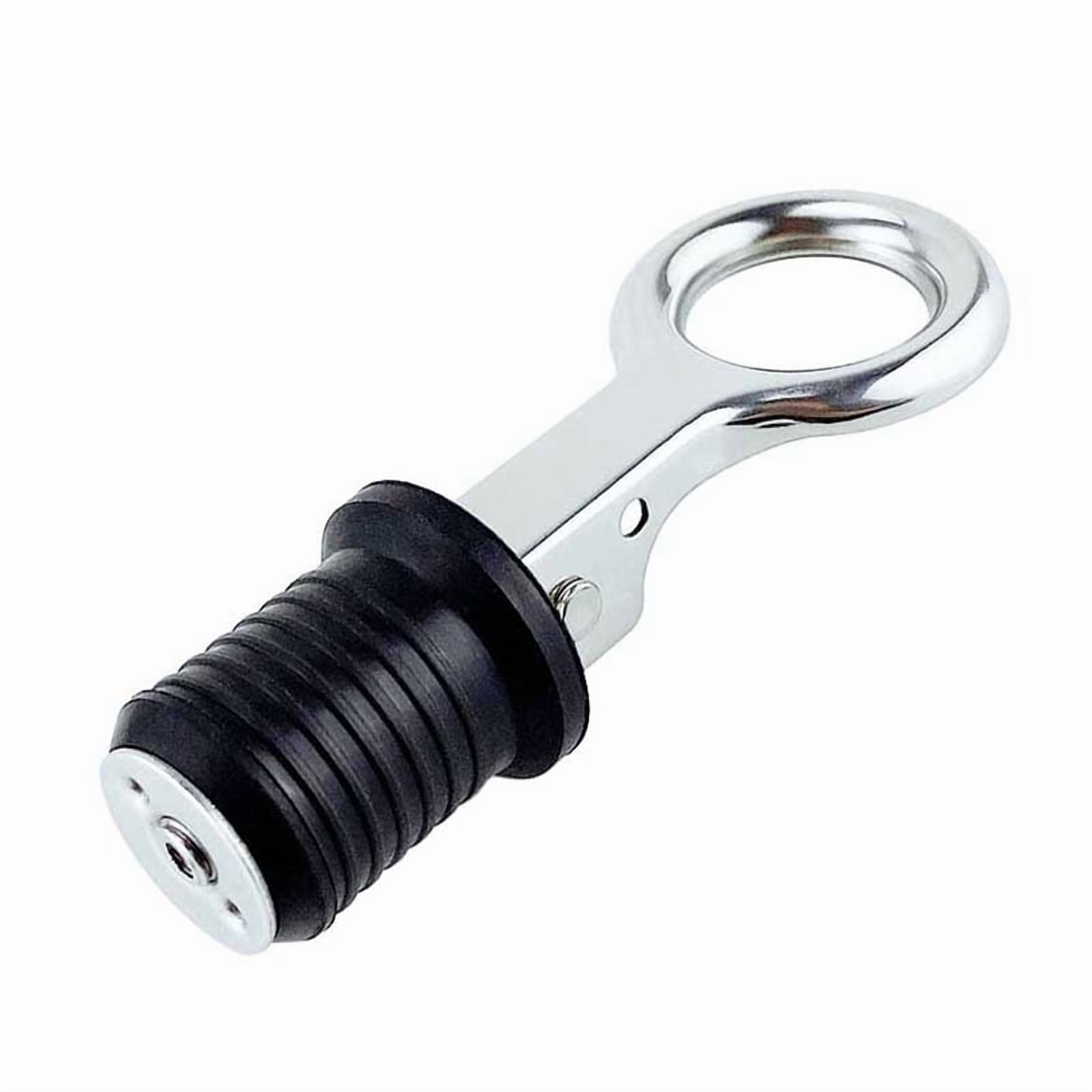 25MM Marine Drain Plug Adjustable Snap Tight Stainless Steel Rubber ...