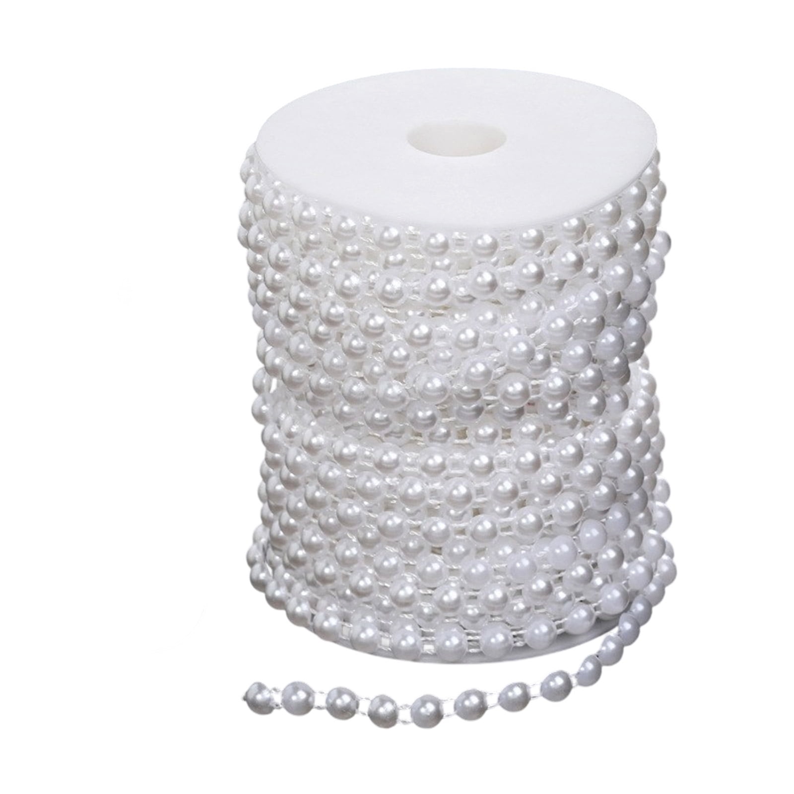 25Meter Artificial Pearls Chain for Crafting, Bouquets, Bridal Dress ...