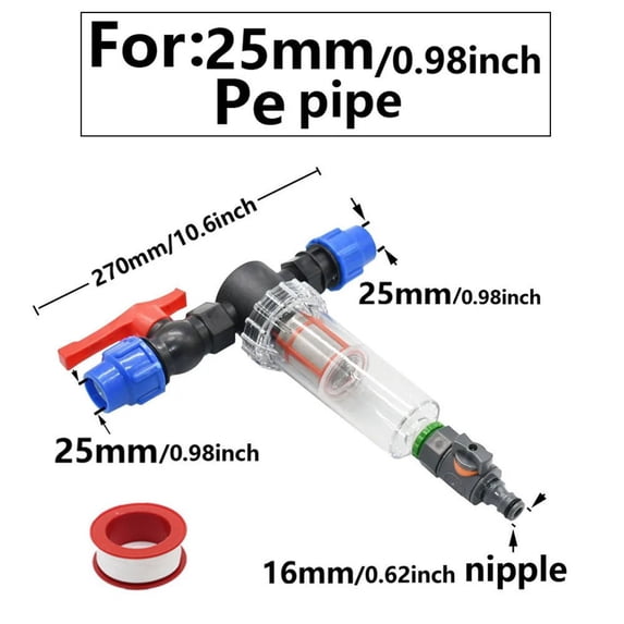 25Mm & 32Mm Pe Tube Quick Connector: For Ideal For Garden & Farm ...