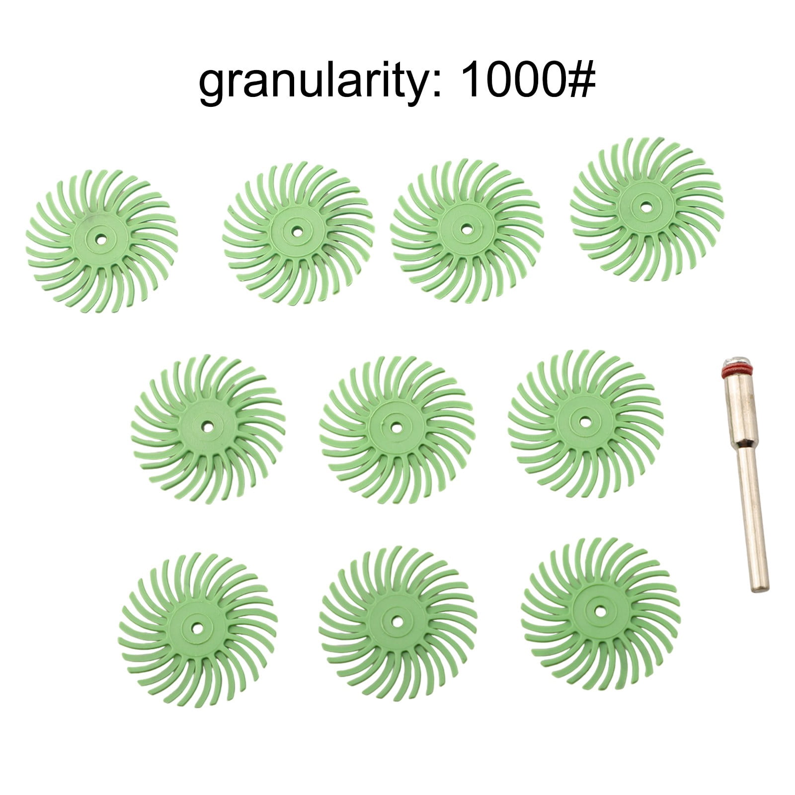 25Mm Radial Bristle Disc Kit 3Mm Shank Abrasive Brush For Rotary Tool ...
