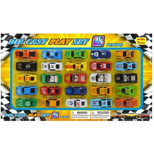 25PC Diecast Model Toy Car Collection Set - Walmart.com