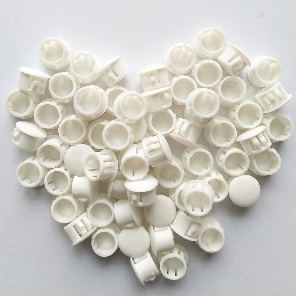 25PCS 1/2", 13mm, 0.51in Panel Plugs Hole Plugs (Mounting Hole: 12.5 ...