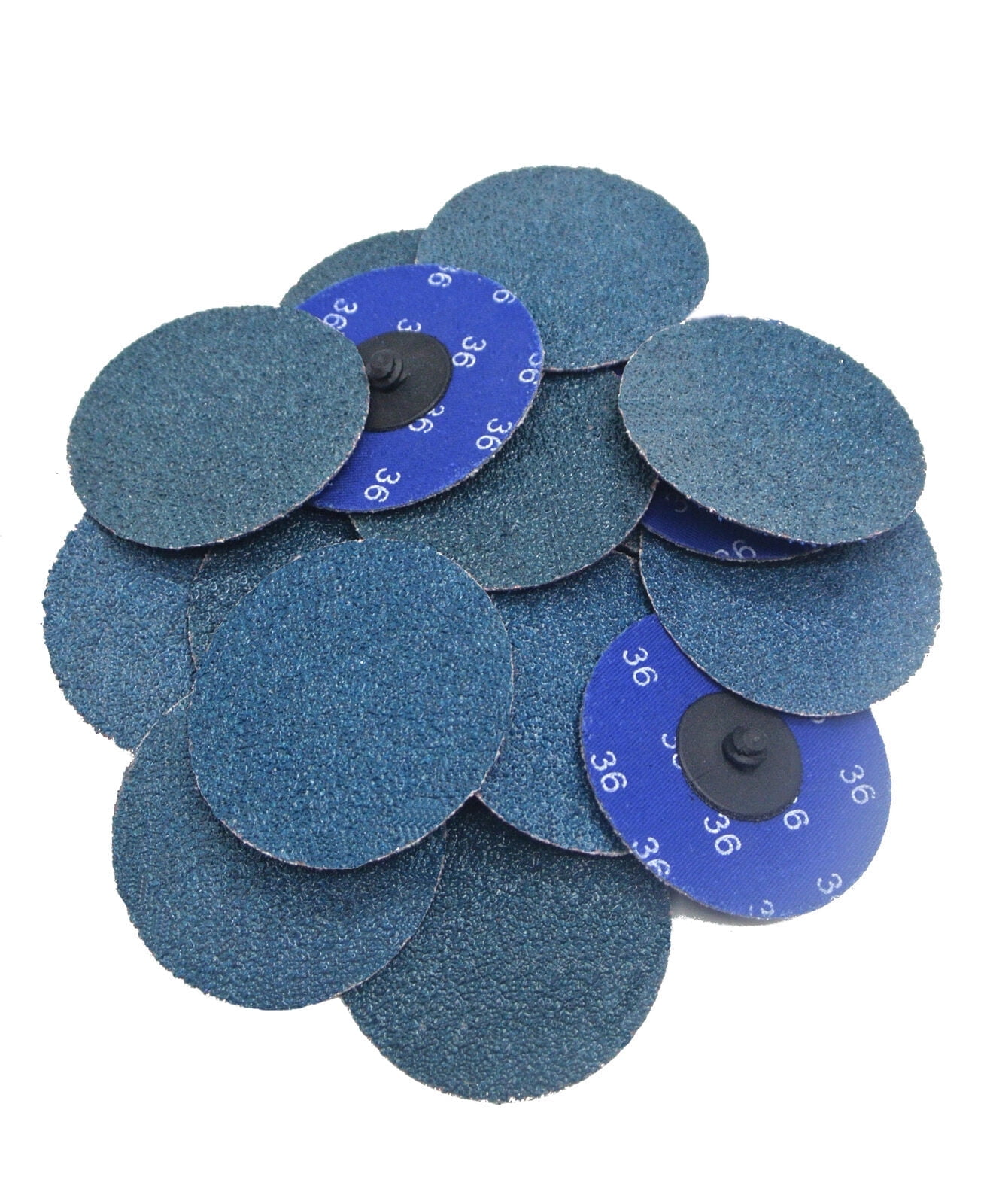25PCS 3 inch 36 Grit Zirconia Quick Lock Die Grinder Sanding Discs ...
