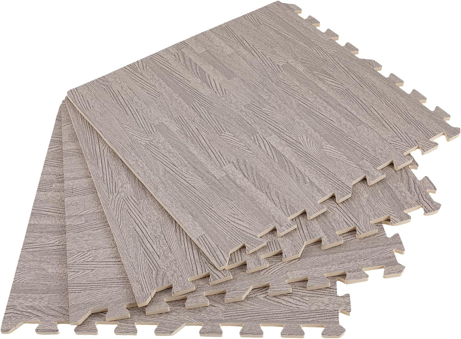 25PCS (97 SQ Ft) Thick Printed Foam Tiles, 24"x24" Patchwork Foam Mat ...