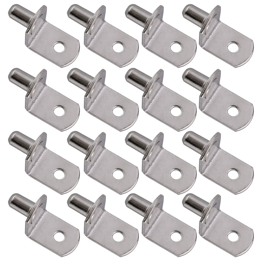 25PCS Heavy Duty Bracket-Style Shelf Support Shelf Pegs Nickel ...