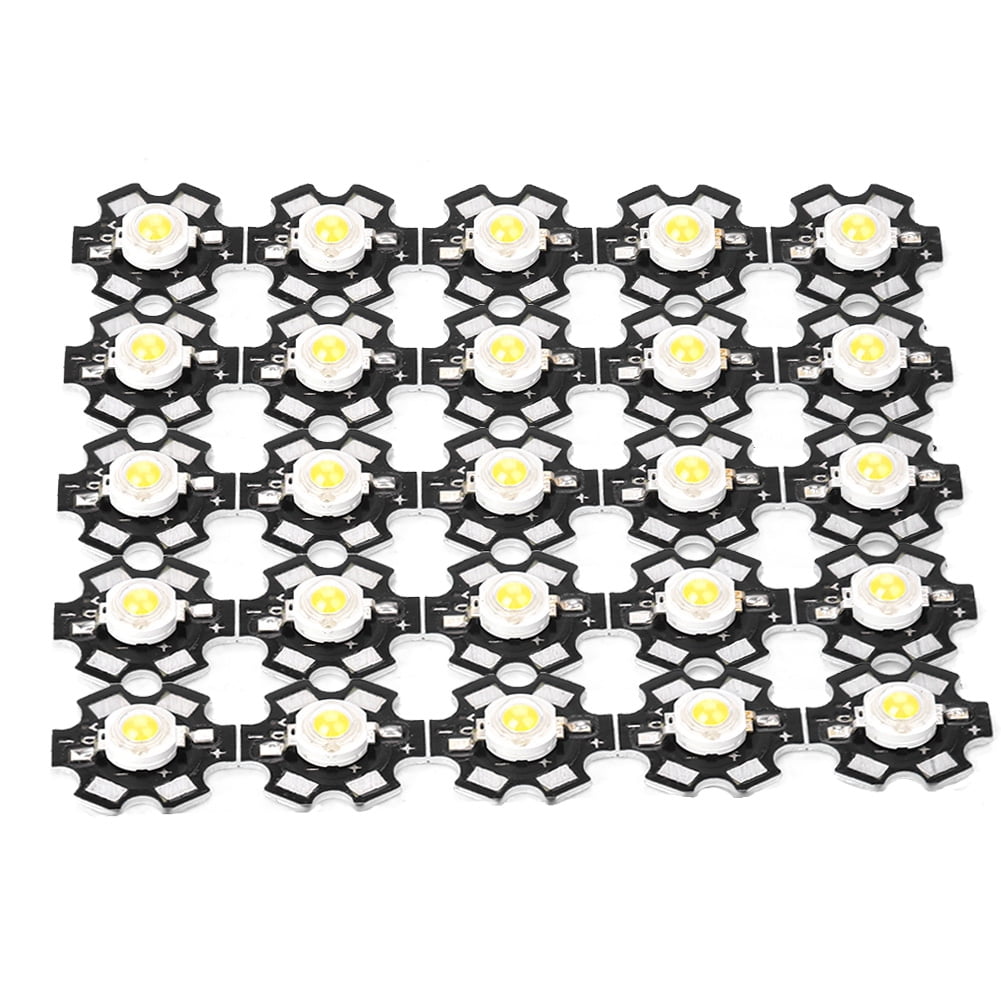 25PCS High-Brightness Integrated Chip LED Spotlight Bulbs, Cool White ...