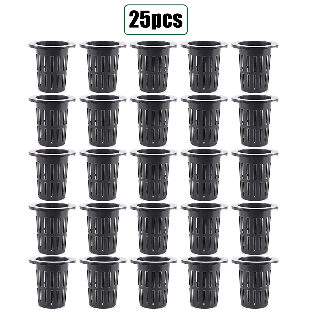 25PCS Hydroponic Pot Net Cup Hydroponic Aeroponic System Containers ...