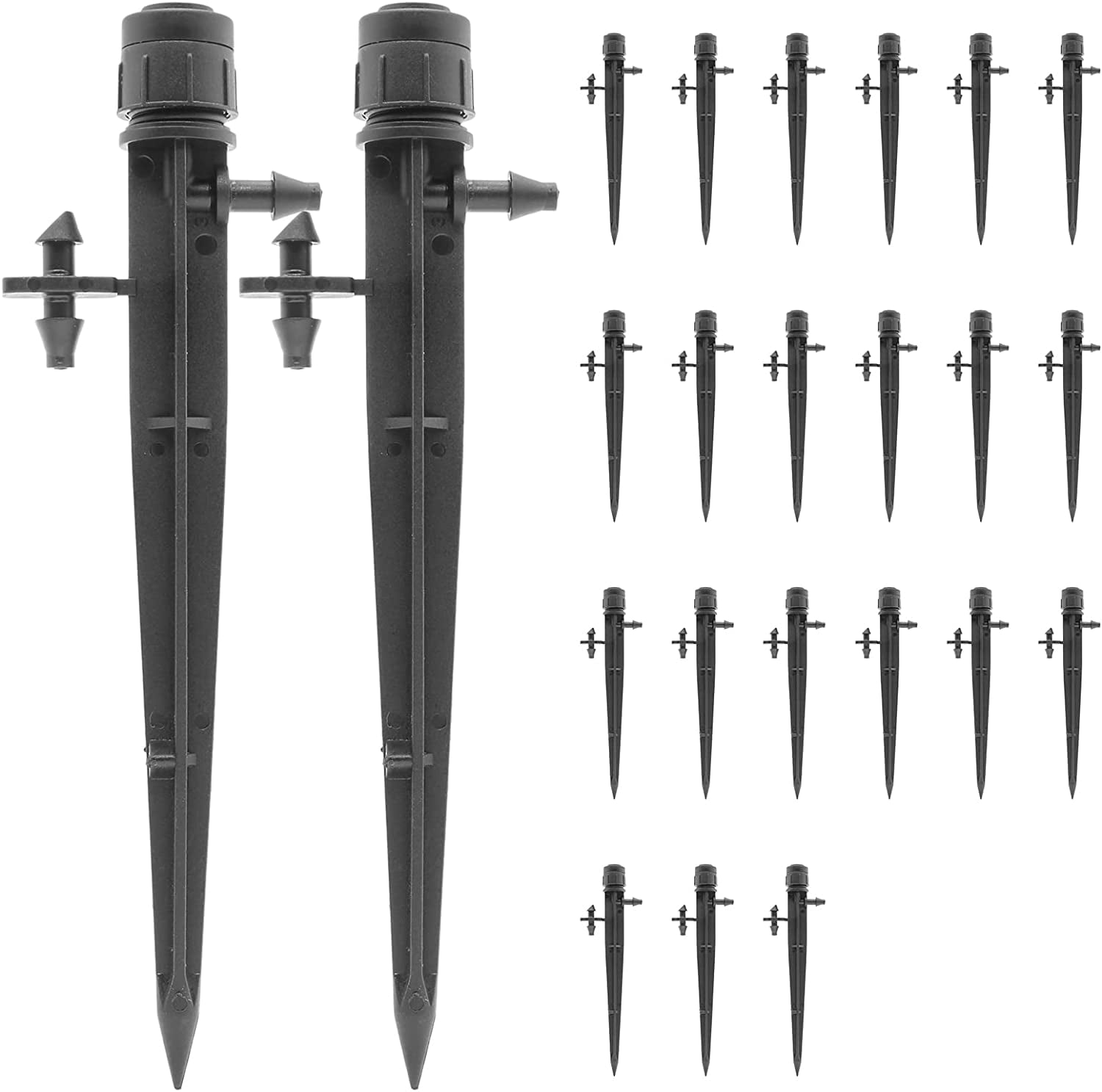 25PCS Irrigation Drippers,Micro Sprinkler Garden Emitters,1/4 Garden ...