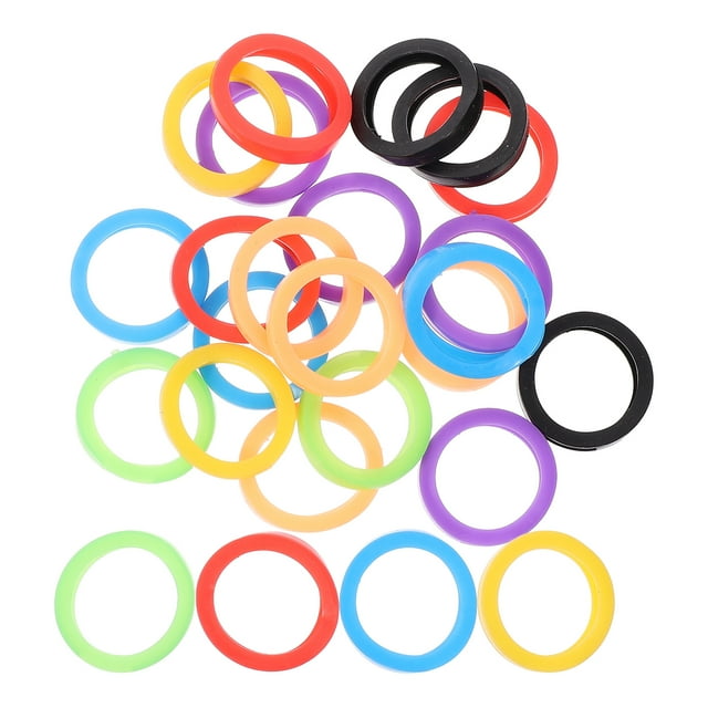 25PCS Key Covers Key Caps Key Identifiers Covers Silicone Key Protector ...