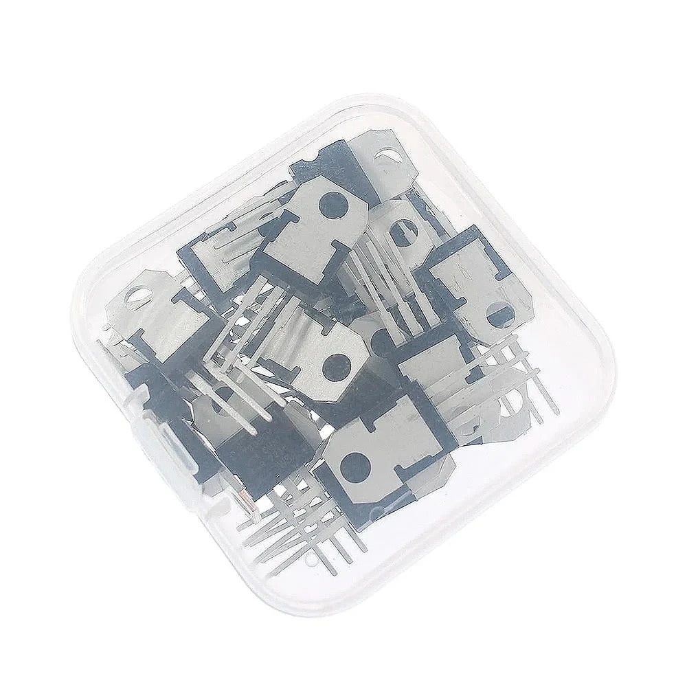 25PCS L7805CV L7809CV L7812CV L7815CV L7824CV LM317T Voltage Regulator ...