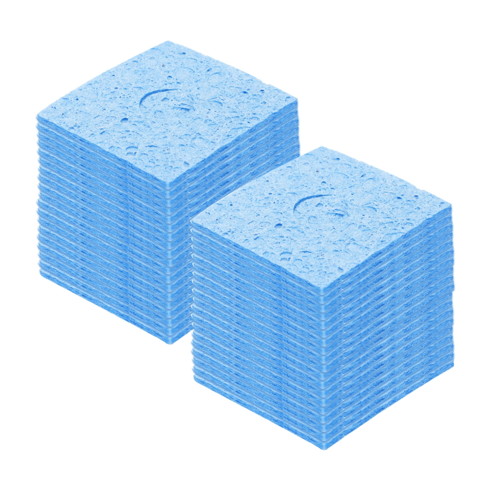 25PCS Soldering Sponge 6 x 6cm Square with Holes Blue 14mm Water ...