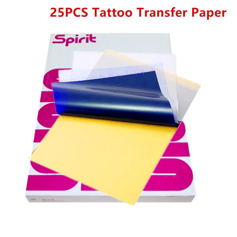 25PCS Tattoo Transfer Paper A4 Size Tattoo Paper Thermal Stencil Carbon ...